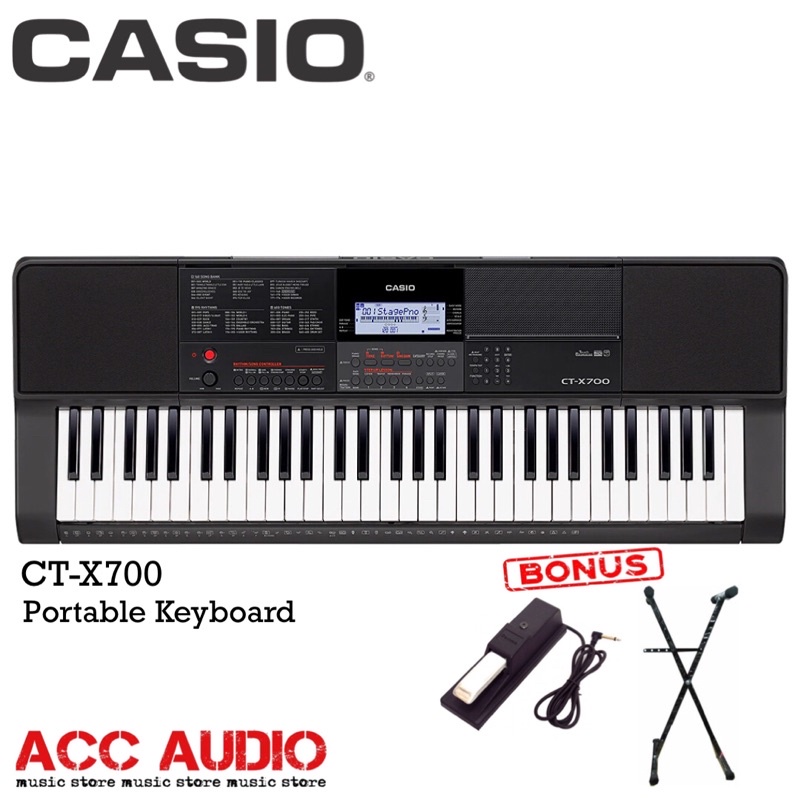 Jual Keyboard CASIO CTX700 / CT-X700 / CTX 700 Paket | Shopee Indonesia