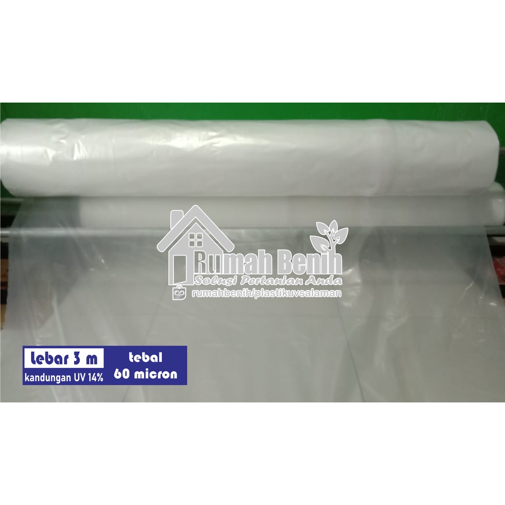 Jual Plastik UV lebar 3 meter 60 micron | Shopee Indonesia