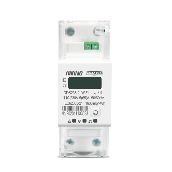 Jual Smart Kwh Meter Wifi Exim Power Watt Meter Ac 65A Timer Tomzn Din ...