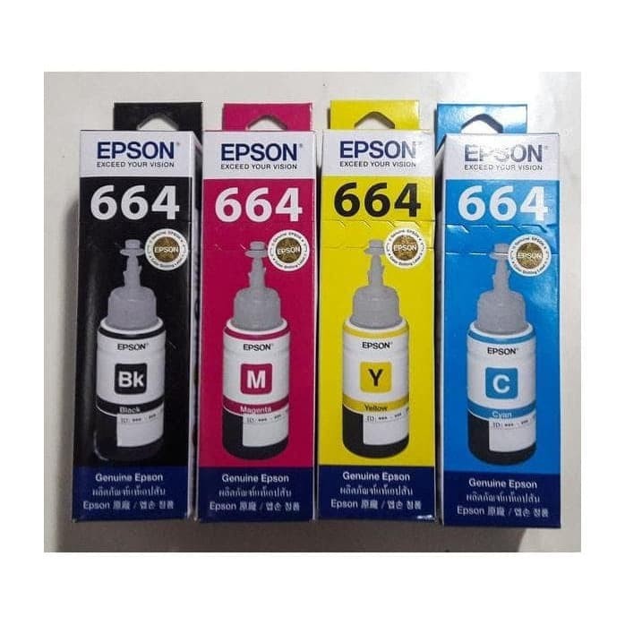 Jual Tinta botol epson 664 color original | Shopee Indonesia