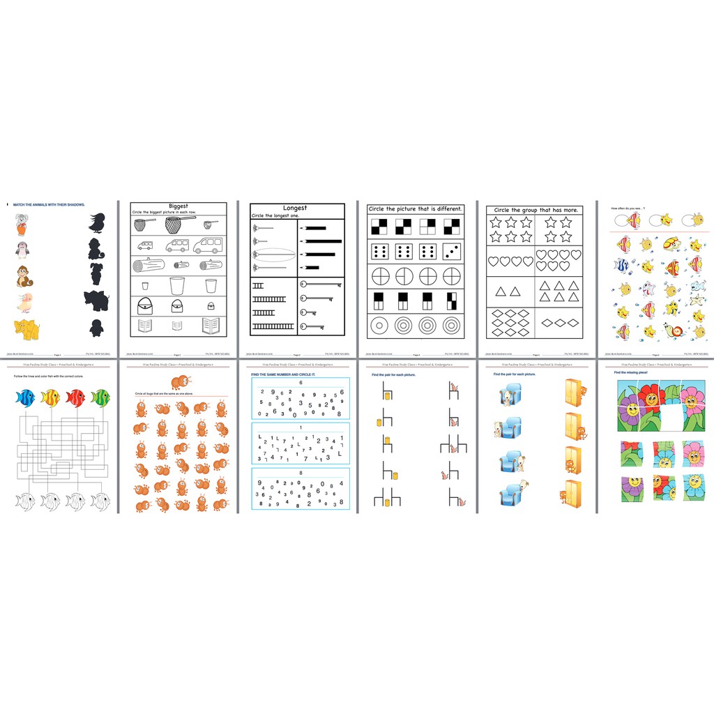 Jual Concentration Book - Worksheet Latihan Fokus dan Konsentrasi untuk ...