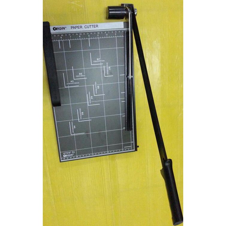 Jual Alat Pemotong Kertas Paper Cutter Origin F4 Dark Grey F4r Shopee