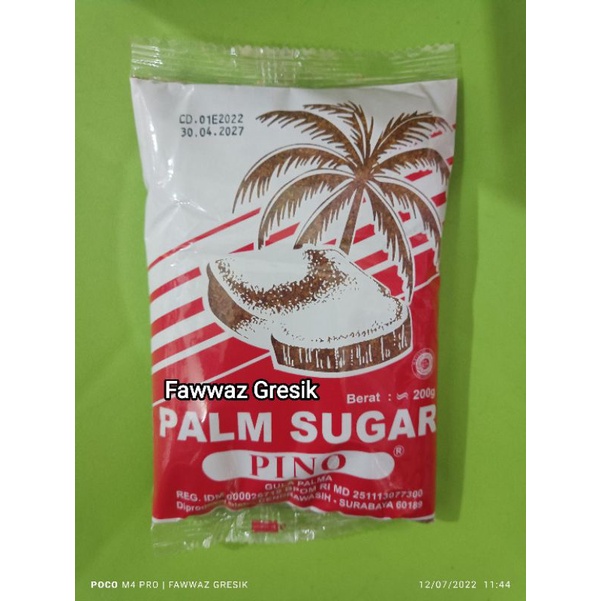 Jual Palm Sugar / Gula Palem Pino 200gr / Pino Palem Sugar 200 gr ...