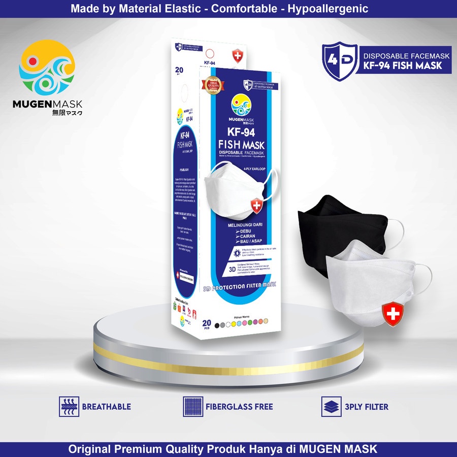 Jual MUGEN MASK - Sense Of Japan Paket Combo Hemat KF94 + 3D Duckbill Mugen | Shopee Indonesia