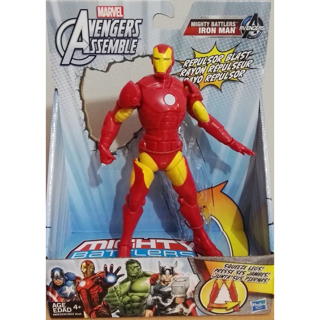Jual ACTION FIGURE IRONMAN AVENGERS MIGHTY BATTLERS 6 INCH IRON MAN ...