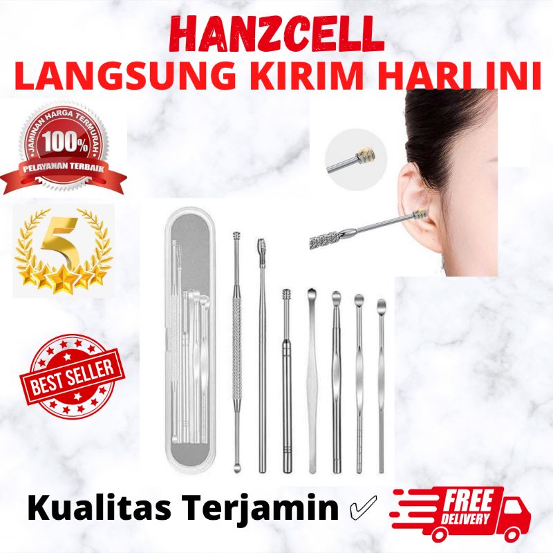 Jual Alat korek Kuping telinga pembersih kotoran ear wax Stainless ...