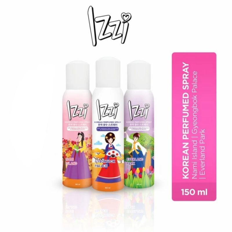 Jual IZZI Korean Perfumed Body Spray 150ml(Gyeongbok Palace, Nami ...