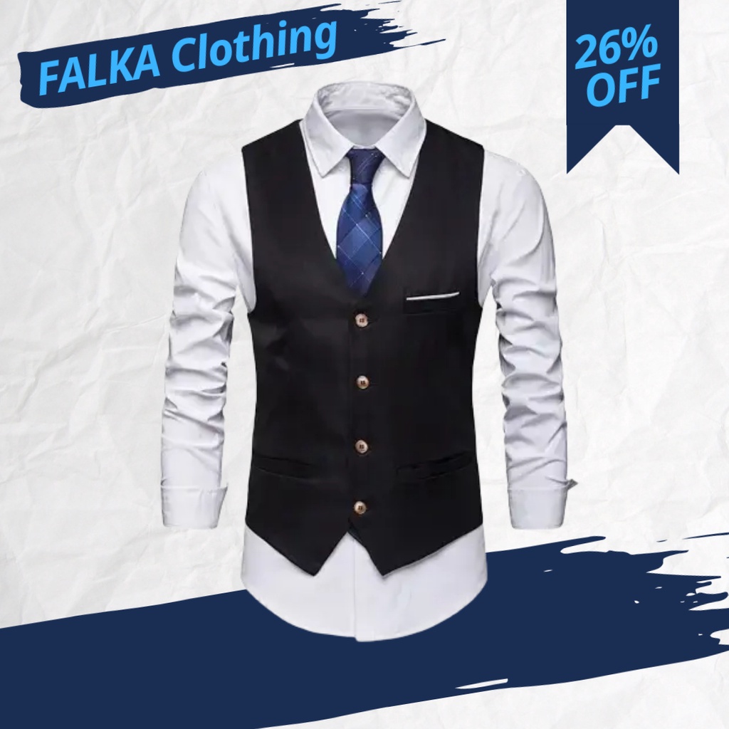 Jual ROMPI VEST FORMAL ROMPI JAS BLAZER | Shopee Indonesia