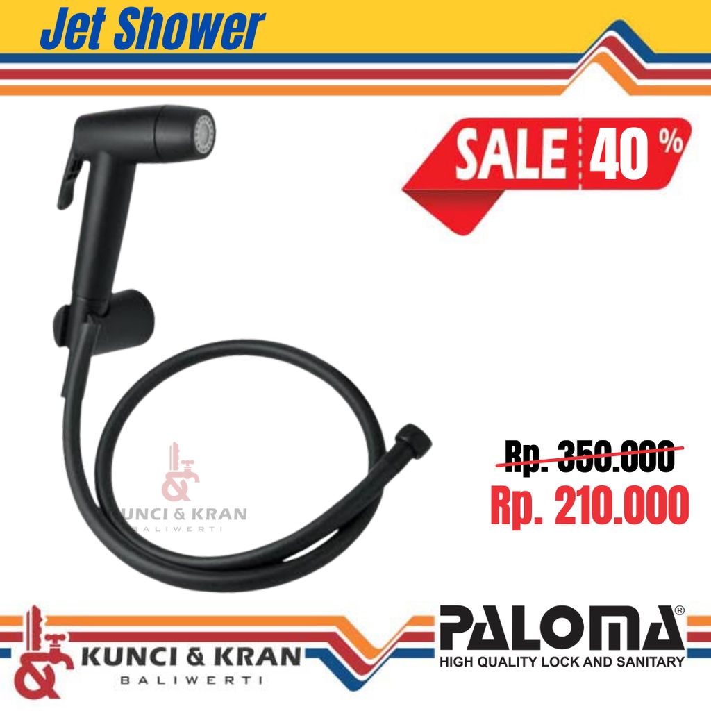 Jual SHOWER JET PALOMA TSP 3103 MATT BLACK JET WASHER JET SHOWER HITAM ...