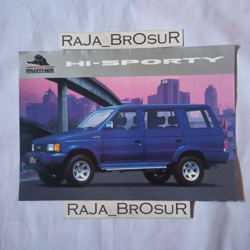 Jual Poster brosur jadul lawas Isuzu Panther Hi-Sporty Hi Sporty ...