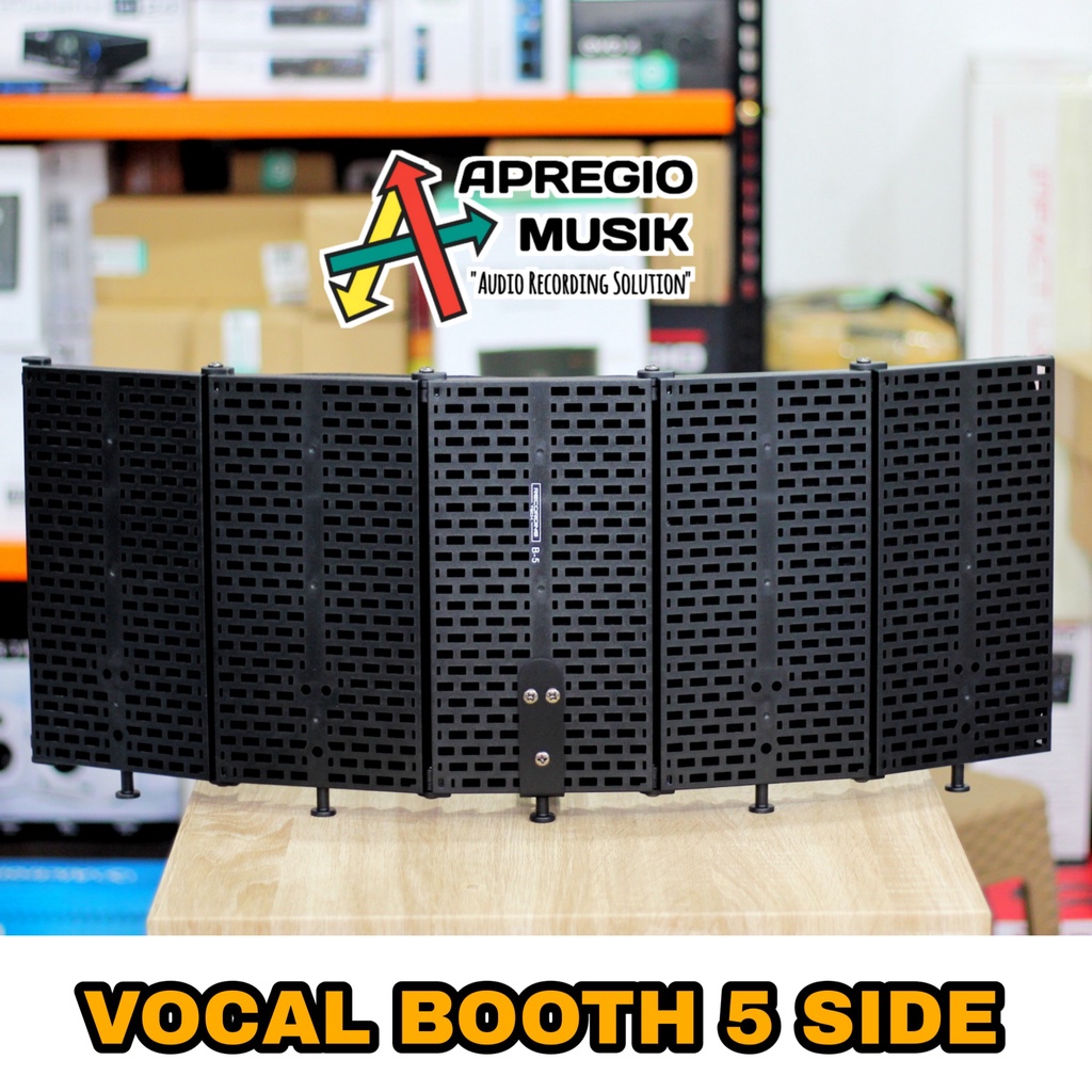 Jual RECORDING TECH B5 Vocal Booth 5 Side Sisi Pintu | Shopee Indonesia