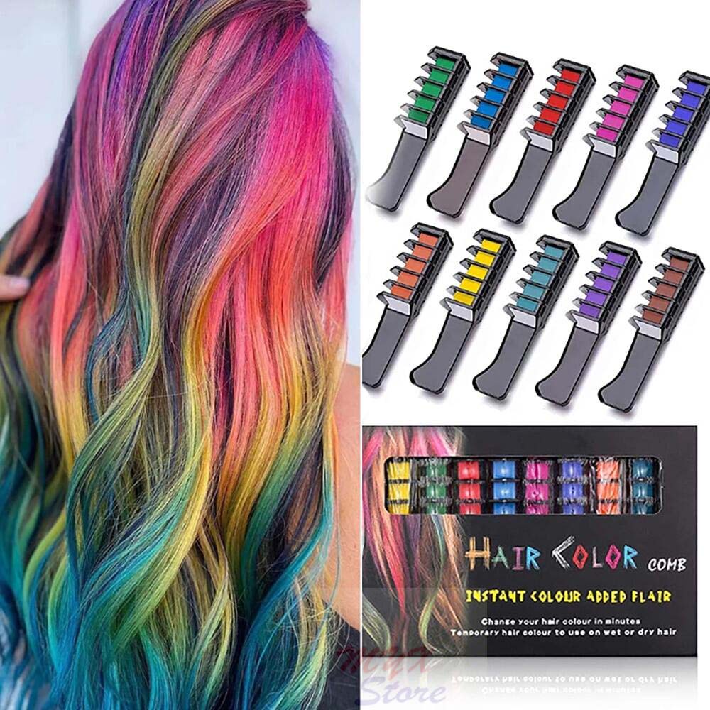 Jual Sisir Pewarna Rambut Mini Praktis / Hair Color Instant / Chalk ...