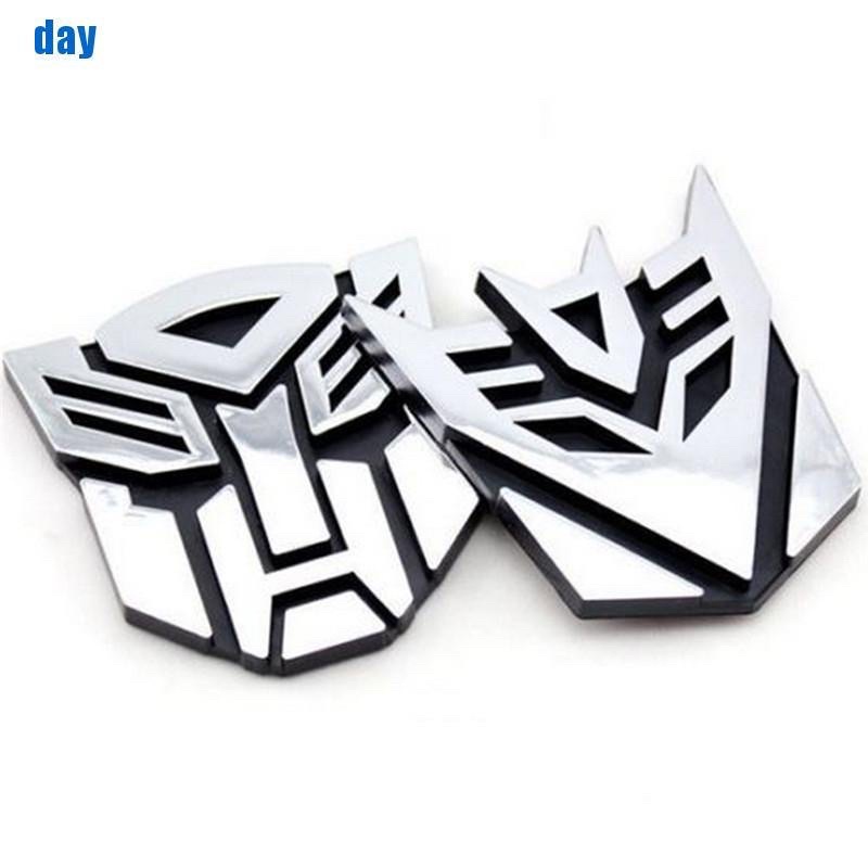 Jual Emblem Logo Transformers Autobooth Deception 3D Untuk Motor ...