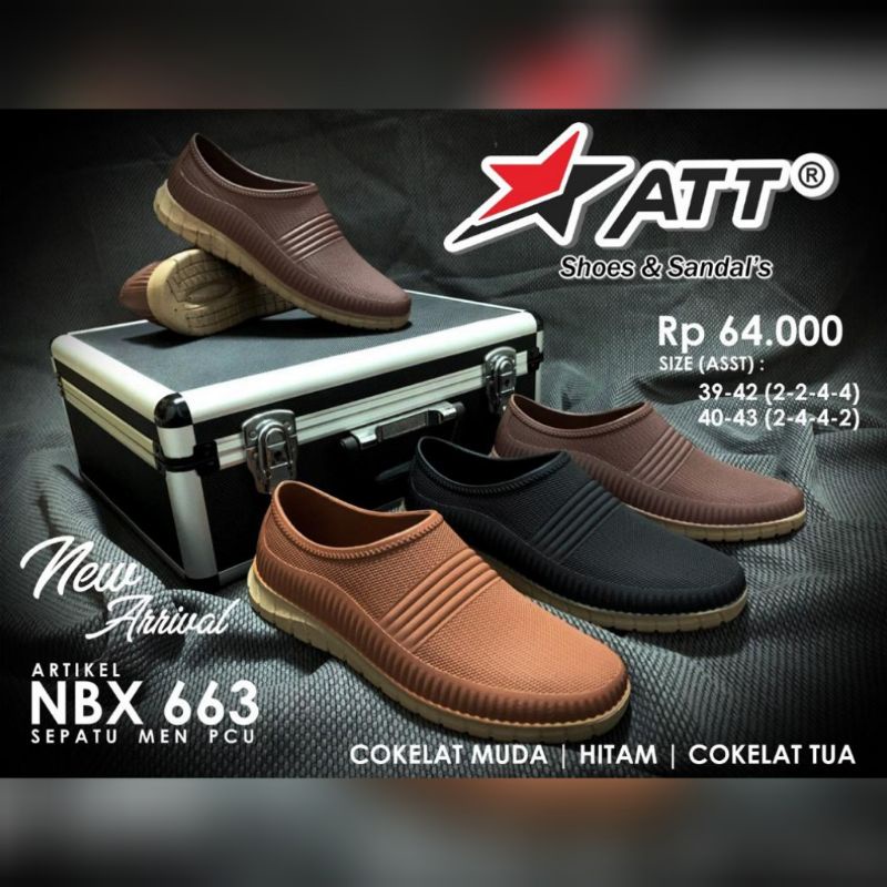 Jual ATT NBX 663 - SEPATU KARET PRIA / SEPATU ATT KARET ANTI AIR ...