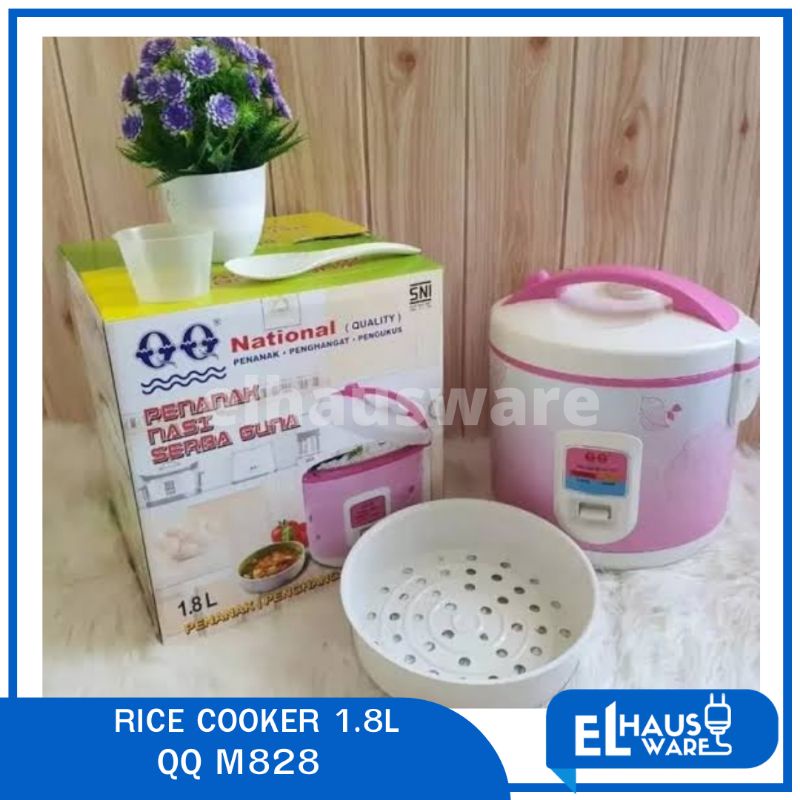 Jual Rice Cooker QQ National M 828 1.8L (Warna Random) | Shopee Indonesia
