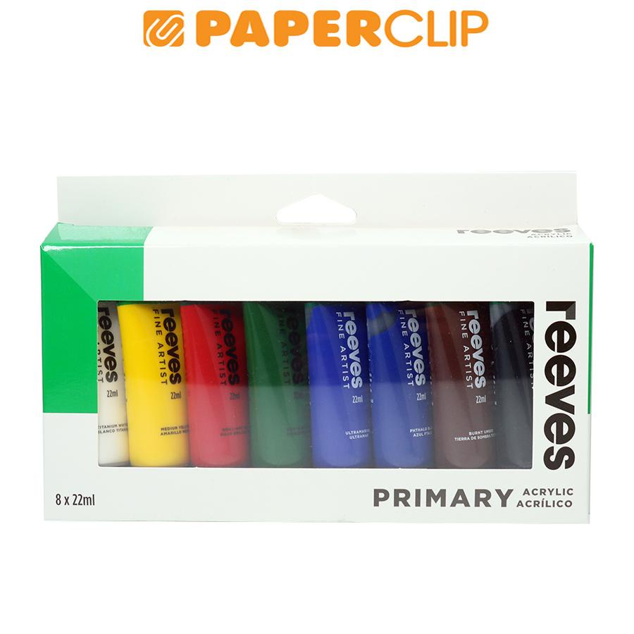 Jual CAT AKRILIK / CAT ACRYLIC REEVES SET PRIMARY 8C 0053360RVS ...