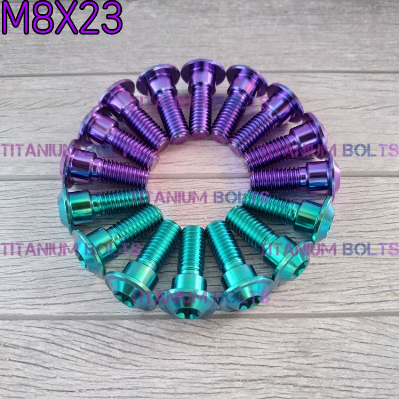 Jual Baut Titanium Bolts GR5 Baut Piringan Honda M8X23 Original ...