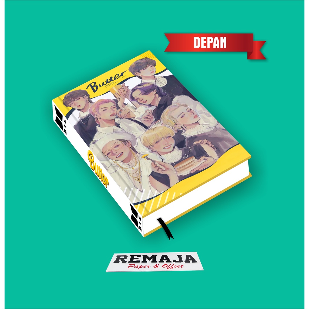 Jual Pocket Book/Notebook Hardcover BUTTER 3 A6&A5 / Buku Tulis Catatan ...