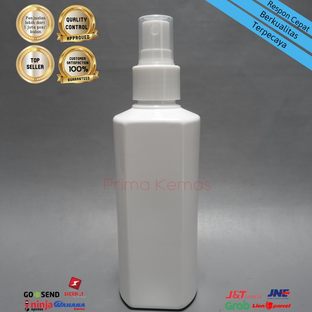 Jual Botol Sprayer 200 ml - botol kosmetik 200 ml - botol skincare Pet ...