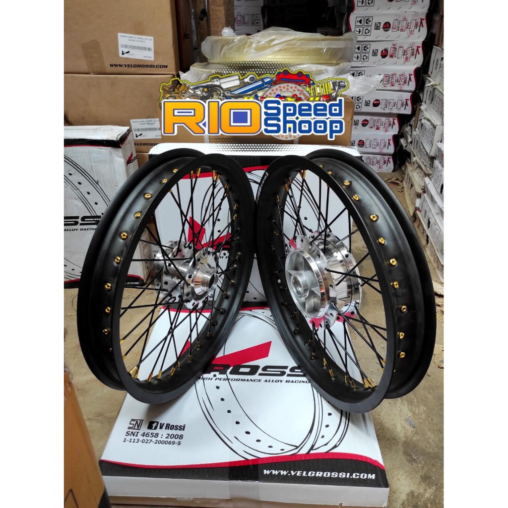 Jual Velg Jari Jari Ring 17 Tapak Lebar Vixion New Atau Vixion Old Ukuran 185/215 | Shopee Indonesia