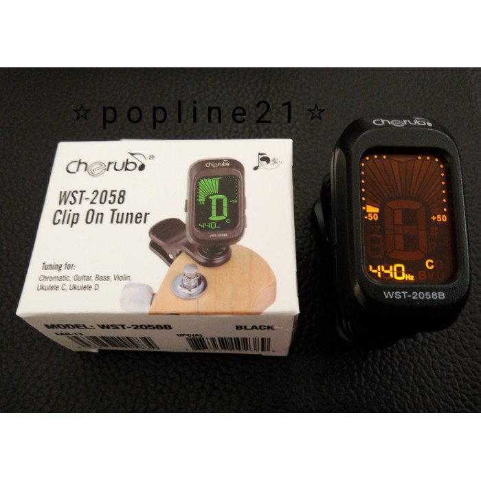 Jual ALAT MUSIK Clip On Tuner CHERUB WST-2058 / tuner WST 2058B ...