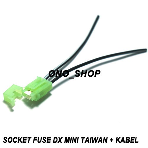 Jual Socket Fuse DX Mini Taiwan + Kabel | Shopee Indonesia