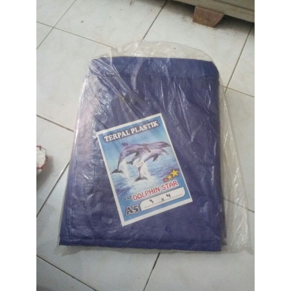 Jual terpal cap dolphin star A5 3x4 meter | Shopee Indonesia