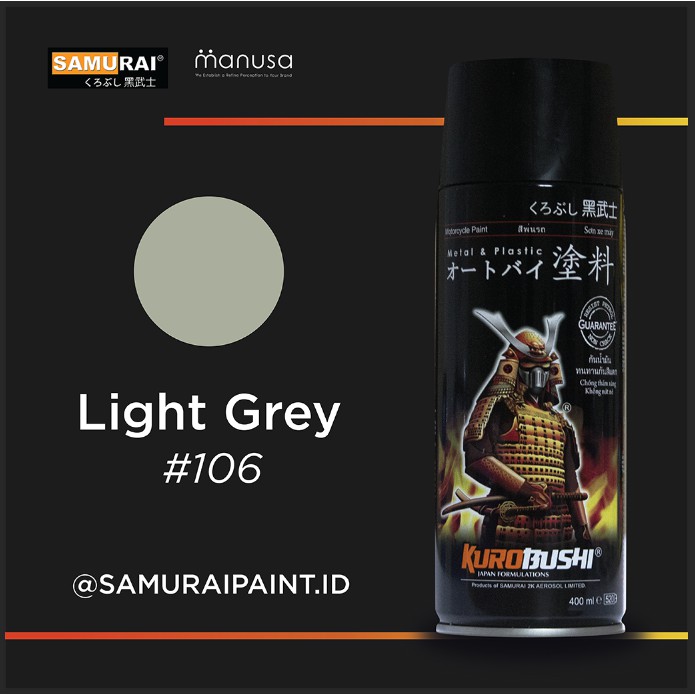 Jual Samurai Paint Standard Light Grey 106 Abu Muda Standar #106 Cat ...
