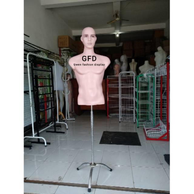 Jual MANEKIN COWOK GUNDUL SET PENYANGGA | Shopee Indonesia