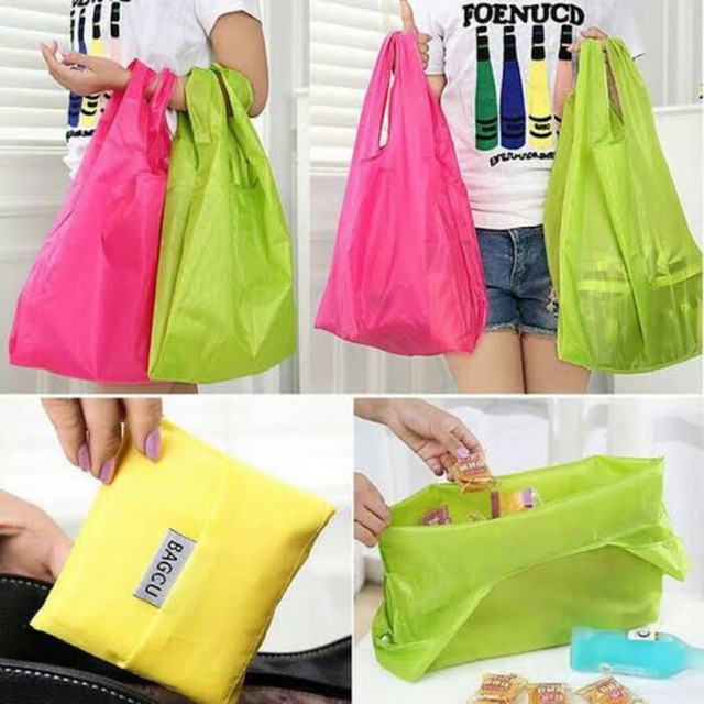 Jual Tas Belanja Lipat Eco Friendly - Shopping Bag Lipat | Shopee Indonesia