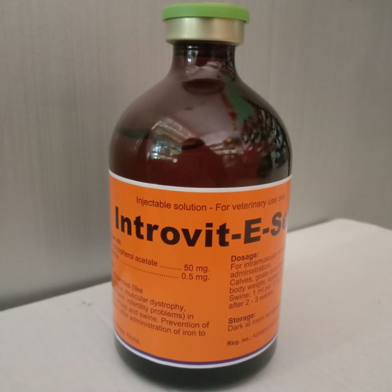 Jual Vitamin E ternak Introvit-E-Selen 100 ml | Shopee Indonesia