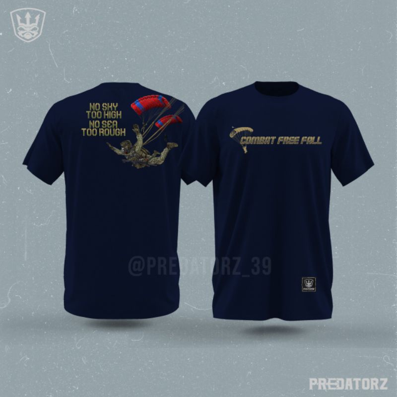 Jual KAOS PREDATORZ COMBAT FREE FALL.GRATIS STIKER | Shopee Indonesia
