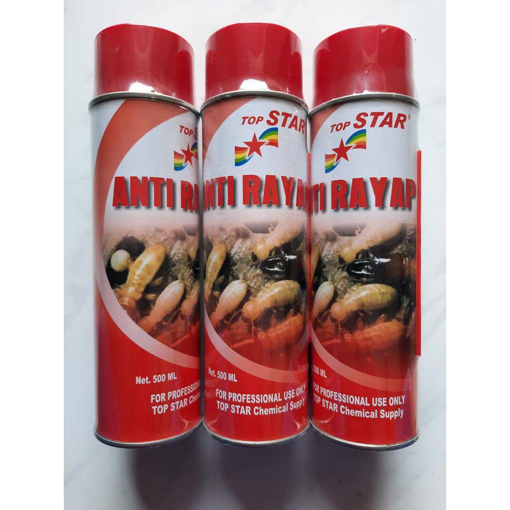 Jual PROMO TOP STAR SPRAY OBAT ANTI RAYAP KAYU 500ML/OBAT PEMBASMI ...