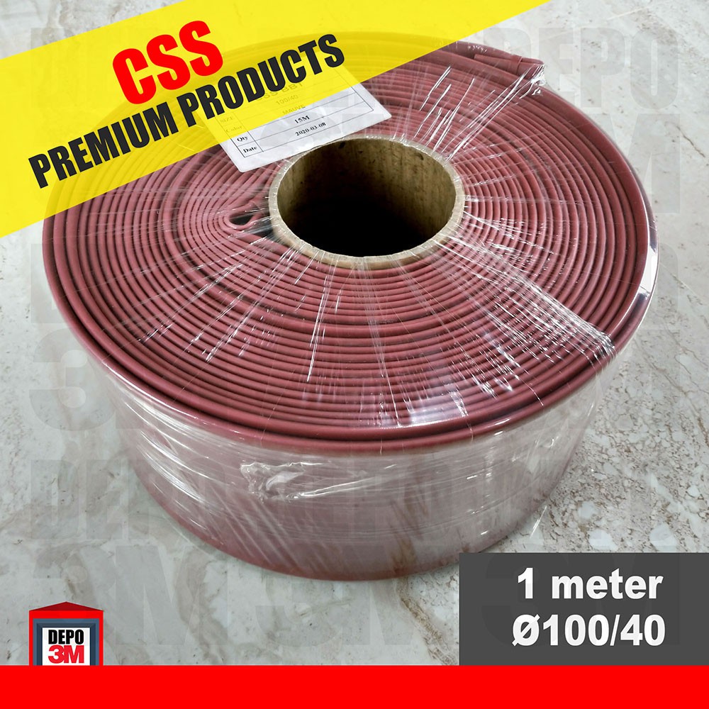 Jual Heatshrink Busbar Tubes CSS 24 KV Diameter 100/40 mm @1 meter ...