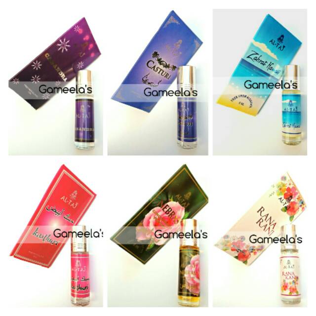 Jual Parfum Al-Taj Roll On 6 Ml All Varian 3 - Non Alkohol Al Taj ...