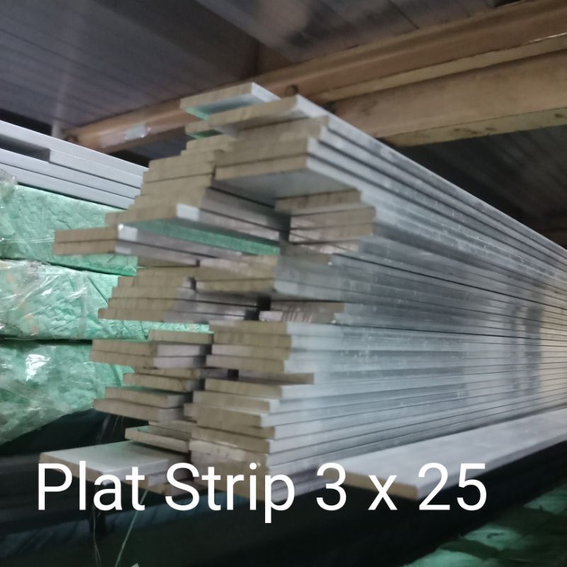 Jual Plat strip aluminium 3mm x 25mm x 1000mm | Shopee Indonesia