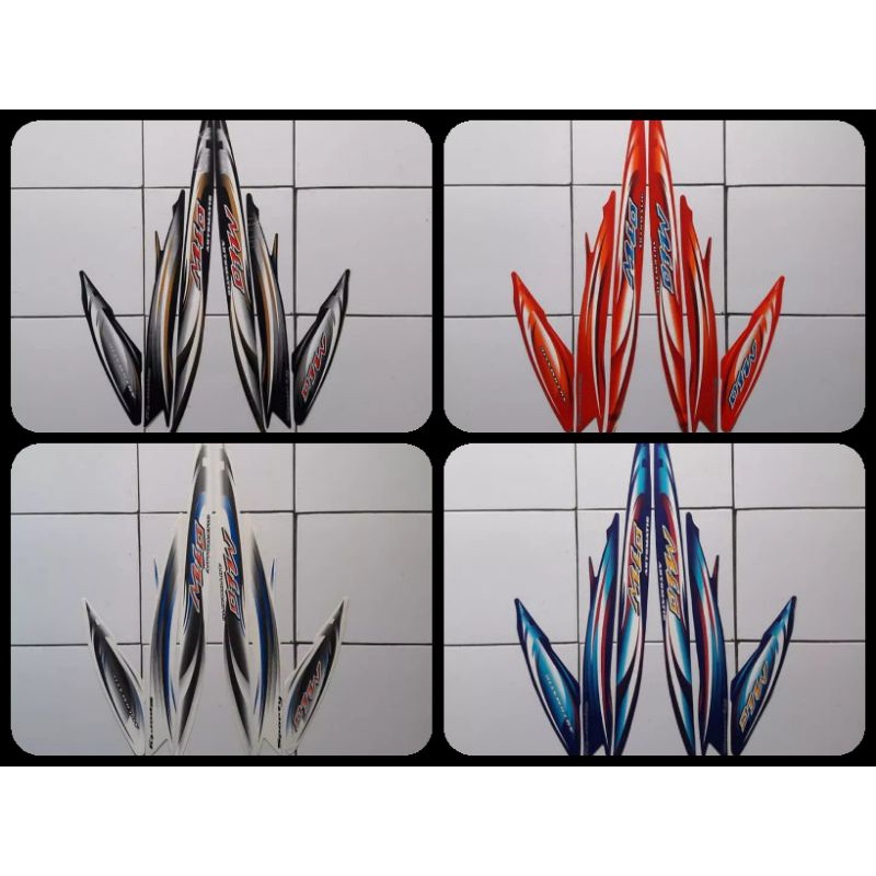 Jual STICKER STRIPING LIS LES POLET BODY MOTOR YAMAHA MIO SPORTY 2007 ...