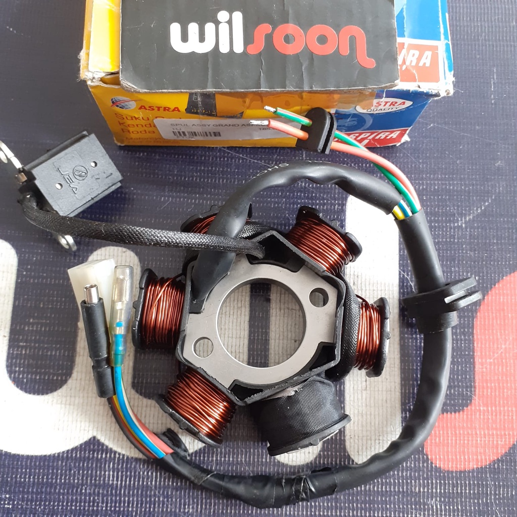 Jual Spool Spol Spull Assy / Stator Comp Assy Honda Grand / Dream EX5 Aspira Plus Pulser ...