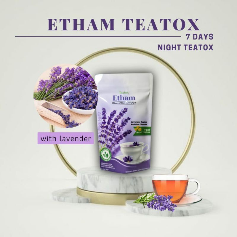 Jual Etham Lavender Teatox | Shopee Indonesia