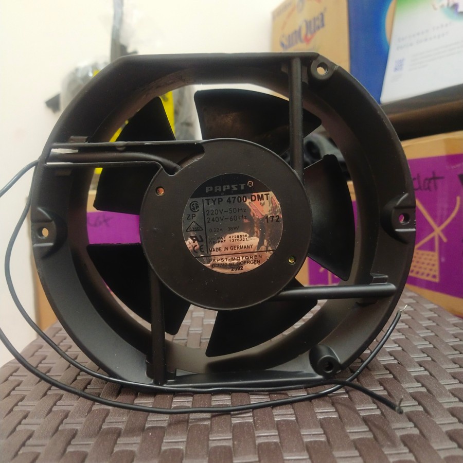 Jual Exhaust kipas fen fan Panel 6 Inch OVAL Papst 220v (4700DMT ...