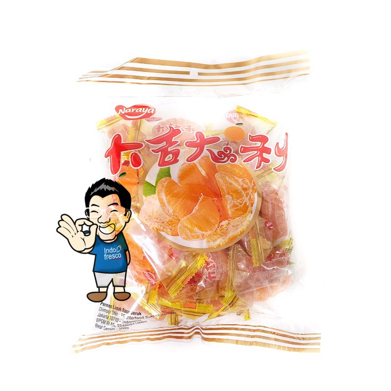 Jual Naraya Orange Candy- Permen rasa Jeruk 500g | Shopee Indonesia