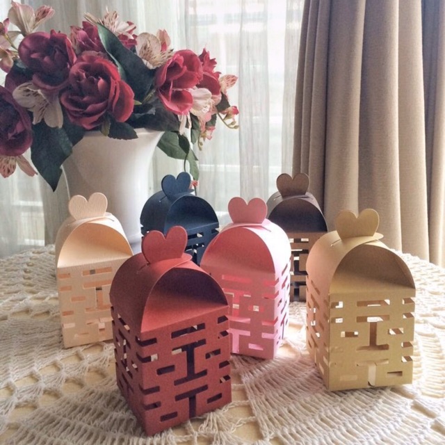 Jual MIN. 20PCS Shuangxi Box Kotak Permen Mingle Lamaran Souvenir ...