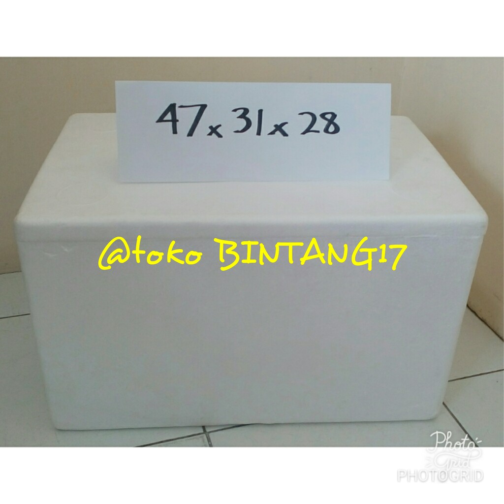 Jual Styrofoam No. 3 (Muat 46 - 100 pcs es krim plus ice pack) | Shopee ...