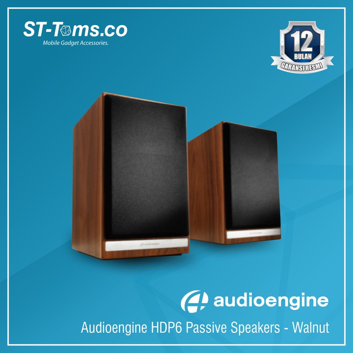 Jual Audioengine HDP6 Passive Speakers - Walnut | Shopee Indonesia