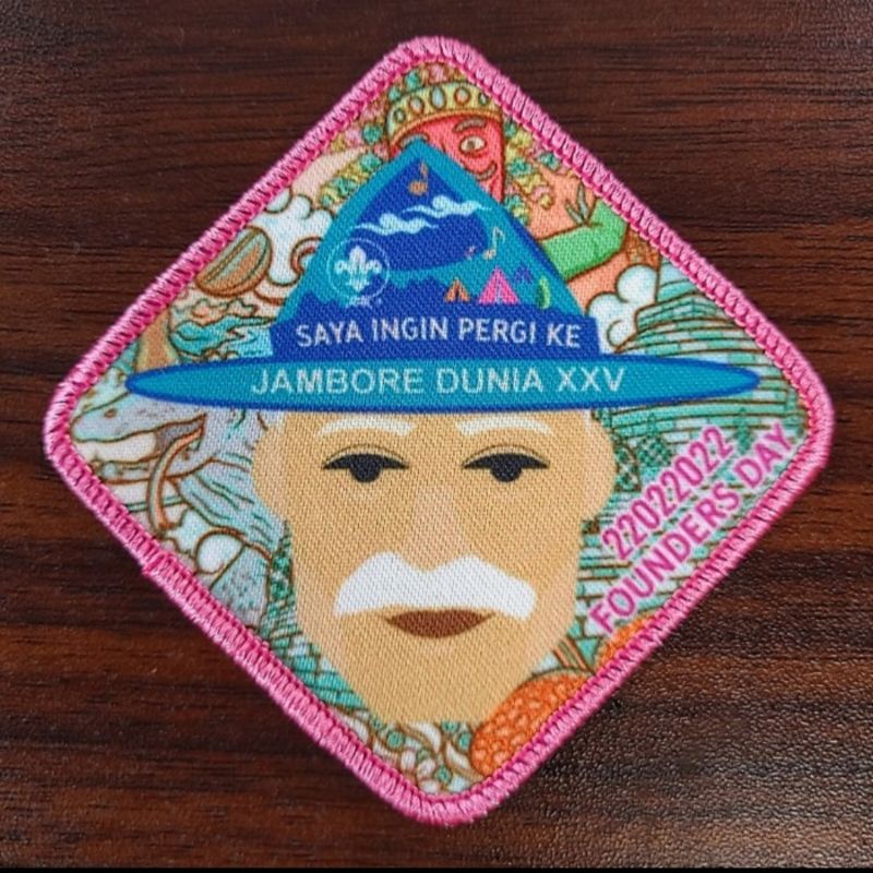 Jual Patch Merrowing Serie Baden-Powell Day Saya Ingin Ke Jambore Dunia ...