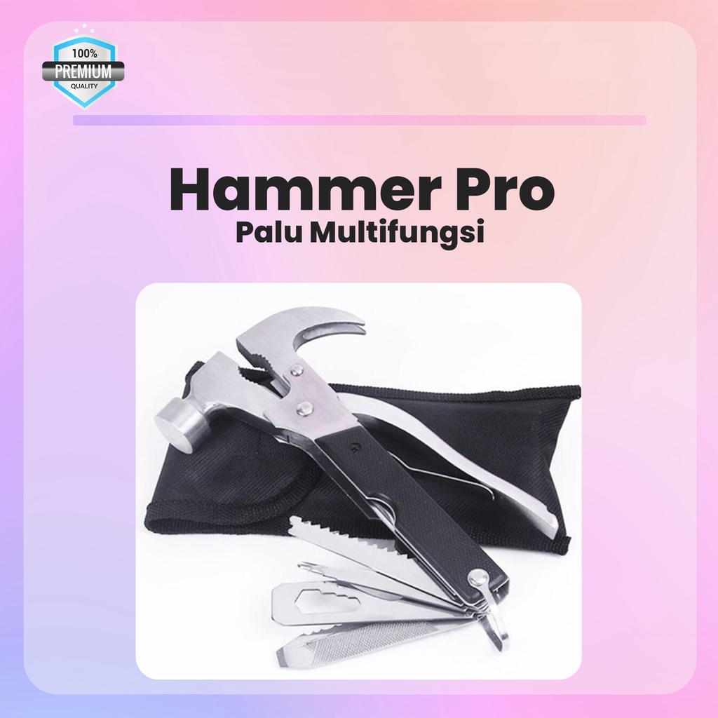 Jual ALAT MULTIFUNGSI PALU PRESS HUMMER P51 TOOLS 8 IN 1 - HAMMER PRO ...