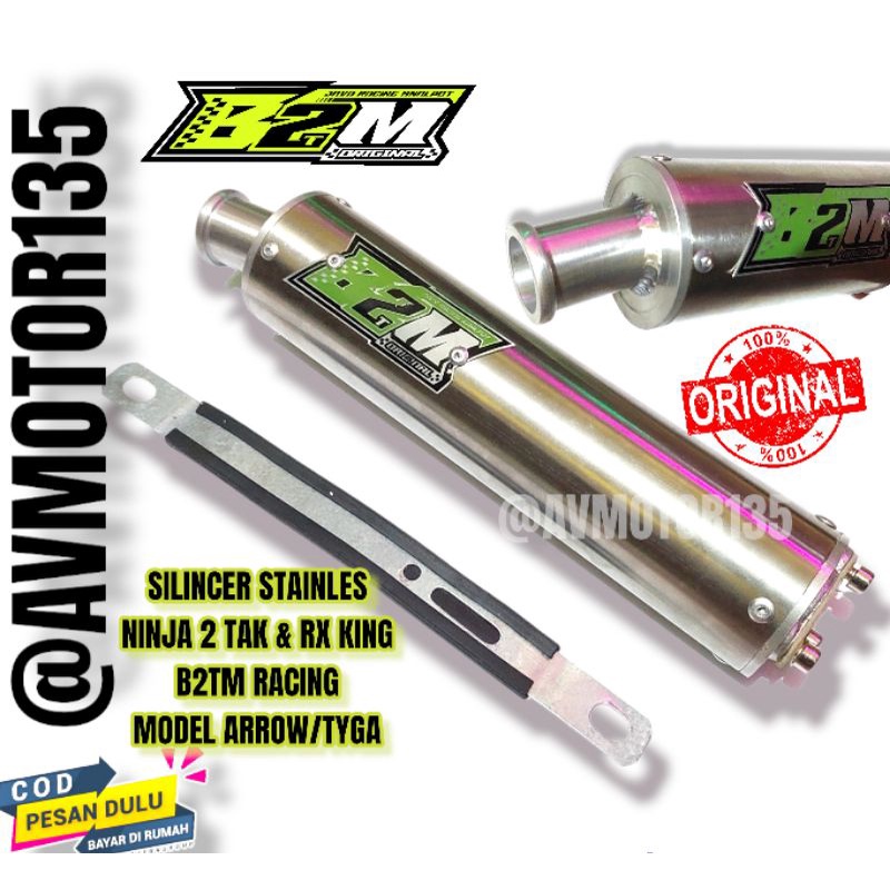 Jual Silincer knalpot 2 tak universal original b2tm silincer ninja ...