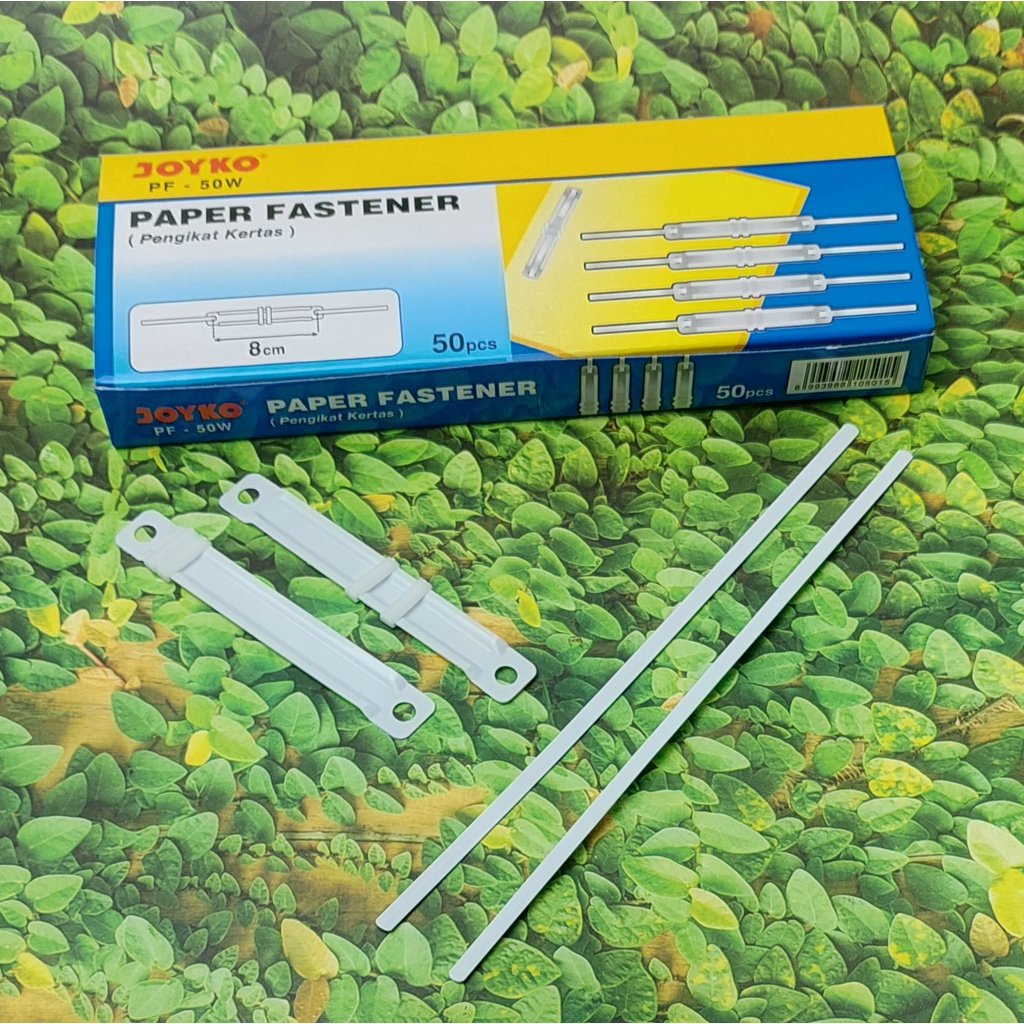 Jual Paper Fastener / Acco Warna dan Putih ( isi 50 pcs) | Shopee Indonesia