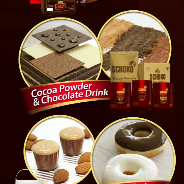 Jual Cocoa Powder SCHOKO black process 1 kg / cokelat bubuk hi fat ...