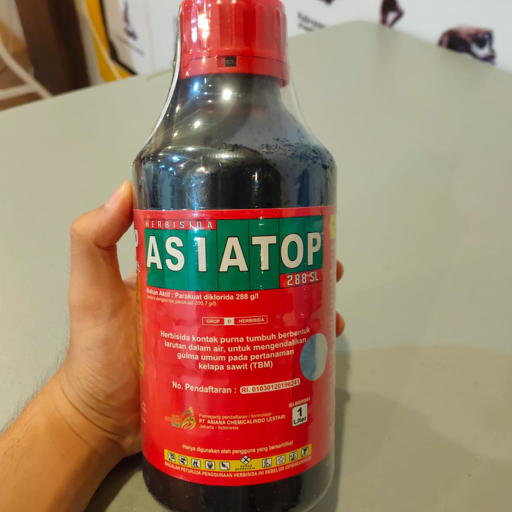 Jual ASIATOP 288 SL 1 Liter Herbisida Paraquat Diklorida 288 g/l ...